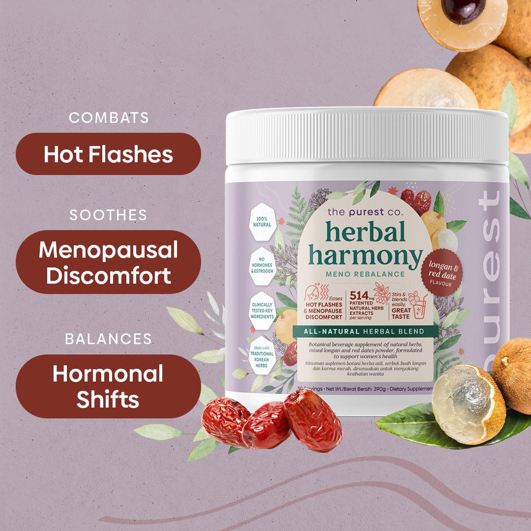 Herbal Harmony: Meno Rebalance [3 Bottles] – The Purest Co (AU)